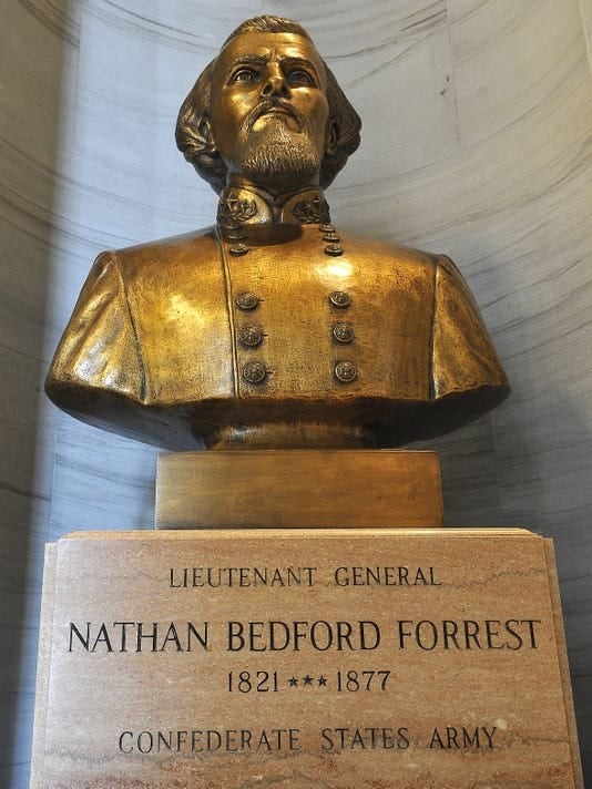 Memphis Flyer | Forrest Statue To Leave State Capitol Building