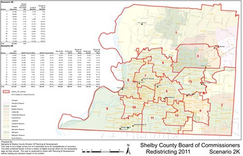 Memphis Flyer | Two New Single-District Maps for County Commission to ...