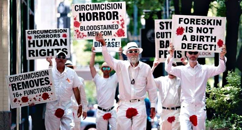Memphis Flyer | ‘Bloodstained Men’ Protest Circumcision at U of M