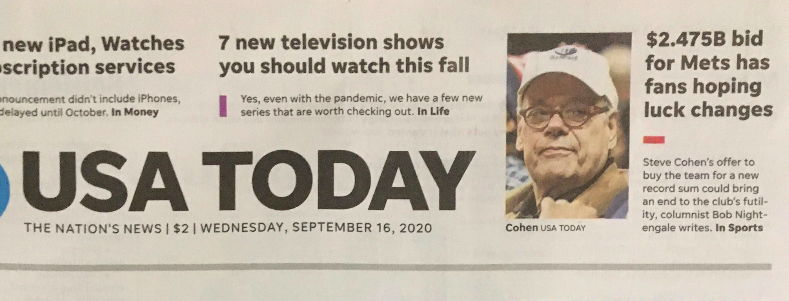 Memphis Flyer | MEMernet: Steve Cohen Is Buying The Mets?