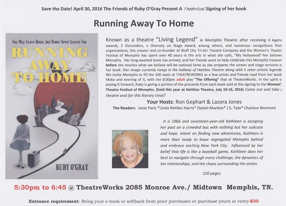 Memphis Flyer | Memphis Playwright Ruby O’Gray Hosts a Booksigning